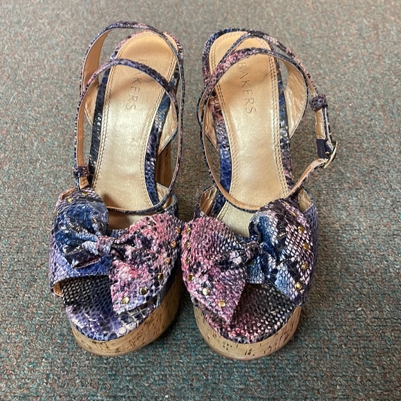 Chinese Laundry | Shoes | Purple Snakeskin | Poshmark
